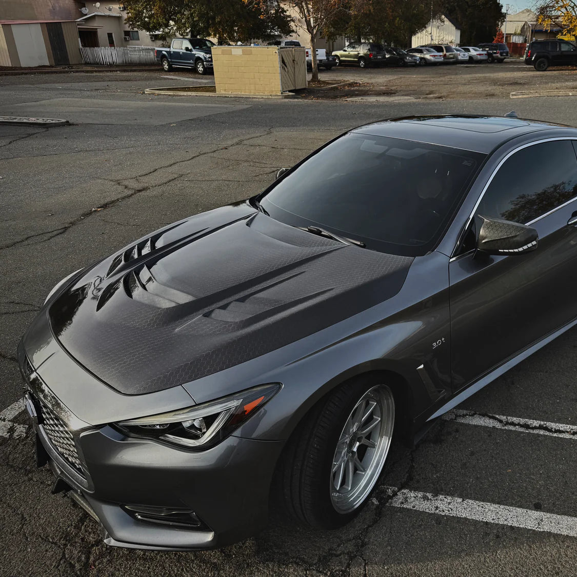 Q60 Apex Style Carbon Fiber Hood – Carbon Edge Dynamics