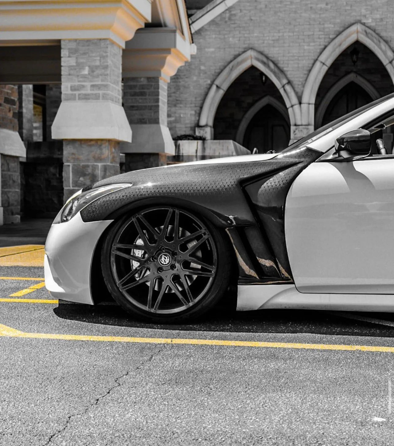 G37 Coupe V2 Carbon Fiber Fenders Vented – Carbon Edge Dynamics
